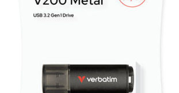 Verbatim USB 3.2 Flash Drive V200 Metal 128GB